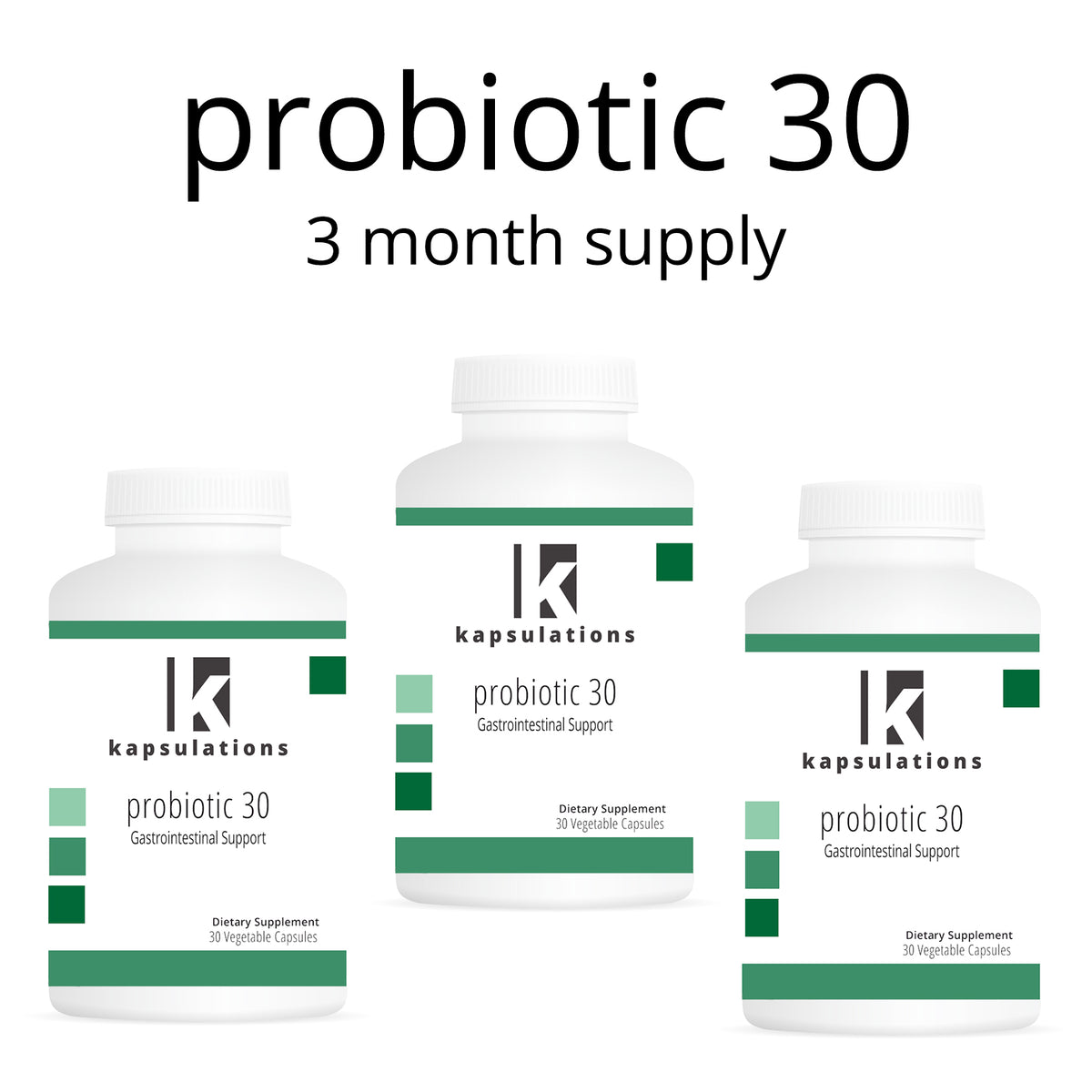 Probiotic 30 Three Month Supply – kapsulations